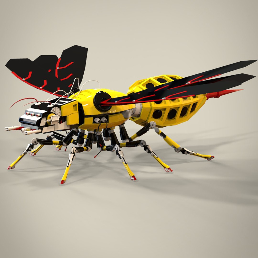 3D Robotic bee model - TurboSquid 1786503
