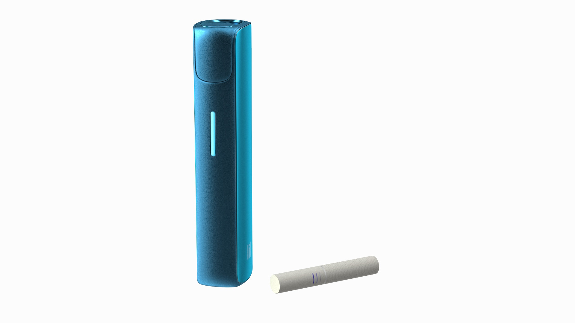 Electronic Cigarette Lil Blue 3D Model - TurboSquid 2136786