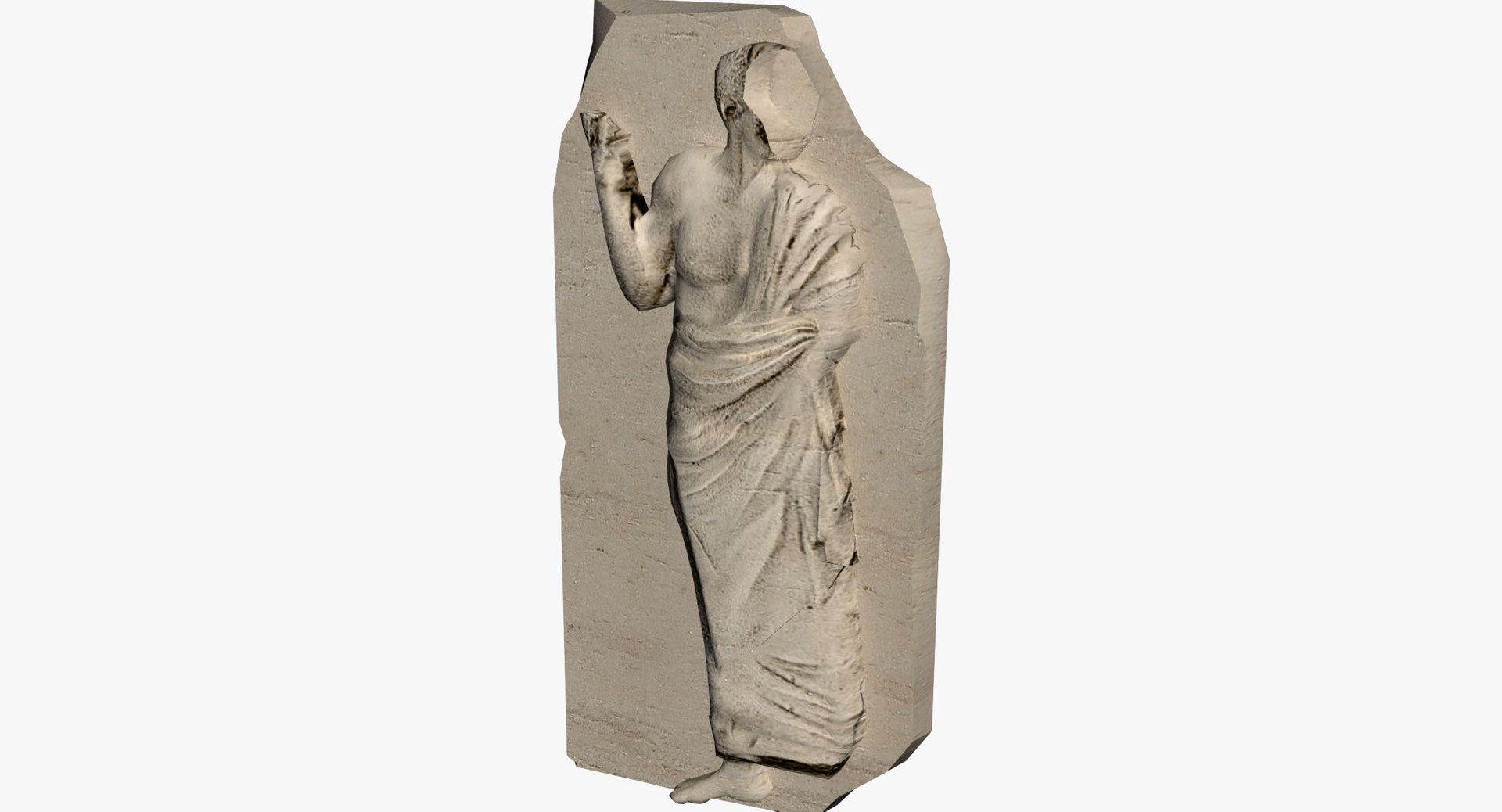 3d Model Metopes Friezes Parthenon