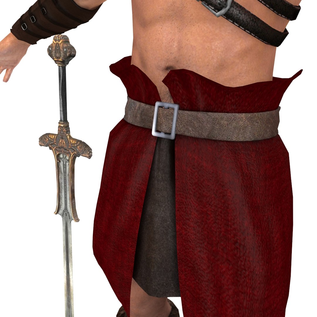 3D barbarian conan man - TurboSquid 1265058