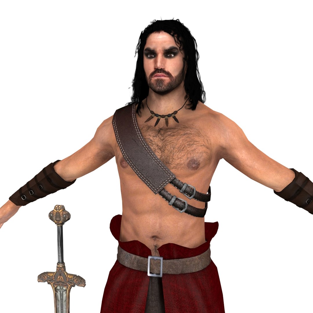3D barbarian conan man - TurboSquid 1265058