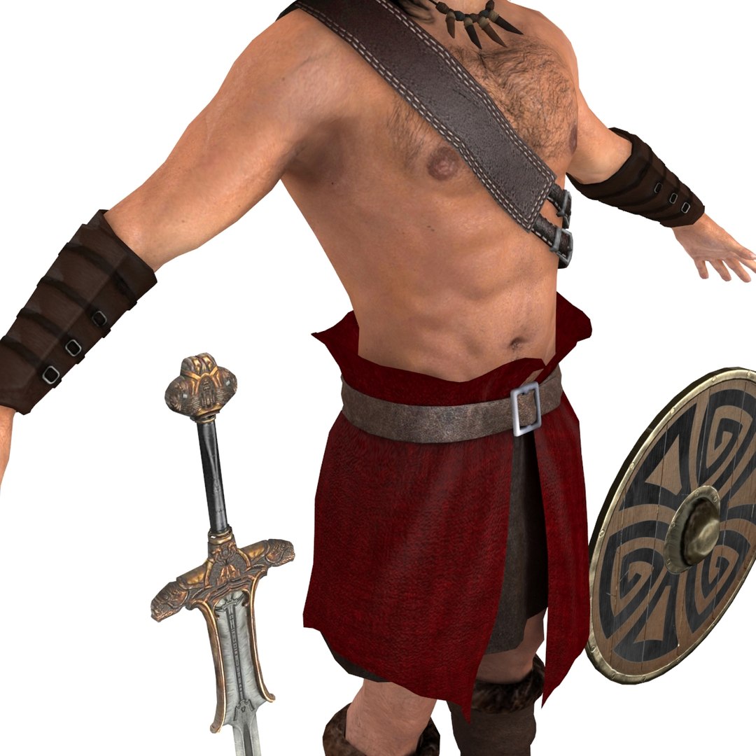 3D barbarian conan man - TurboSquid 1265058