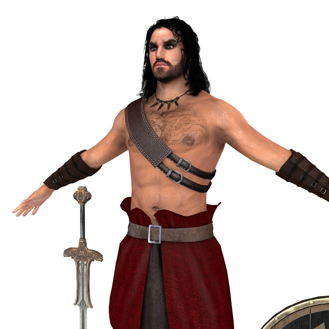 3D barbarian conan man - TurboSquid 1265058