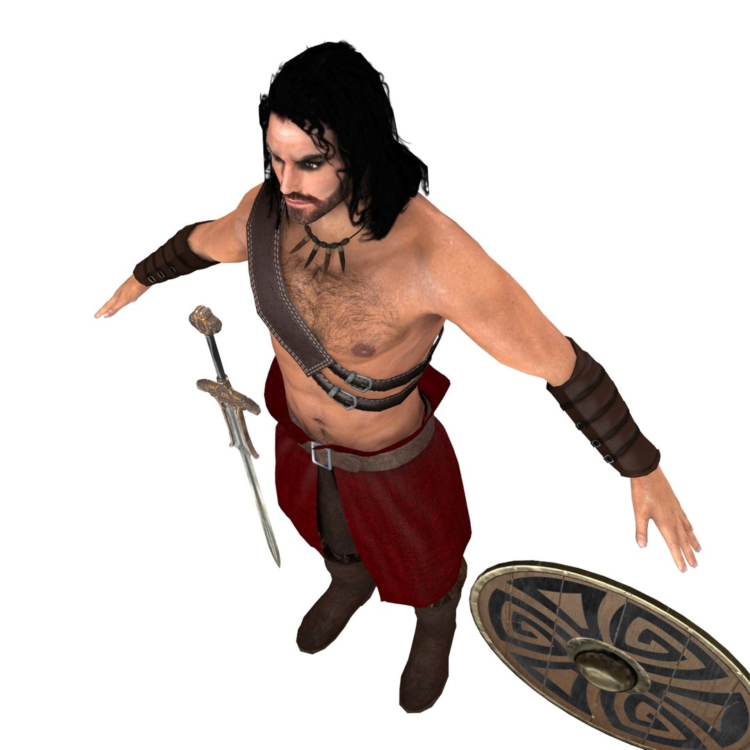 3D barbarian conan man - TurboSquid 1265058