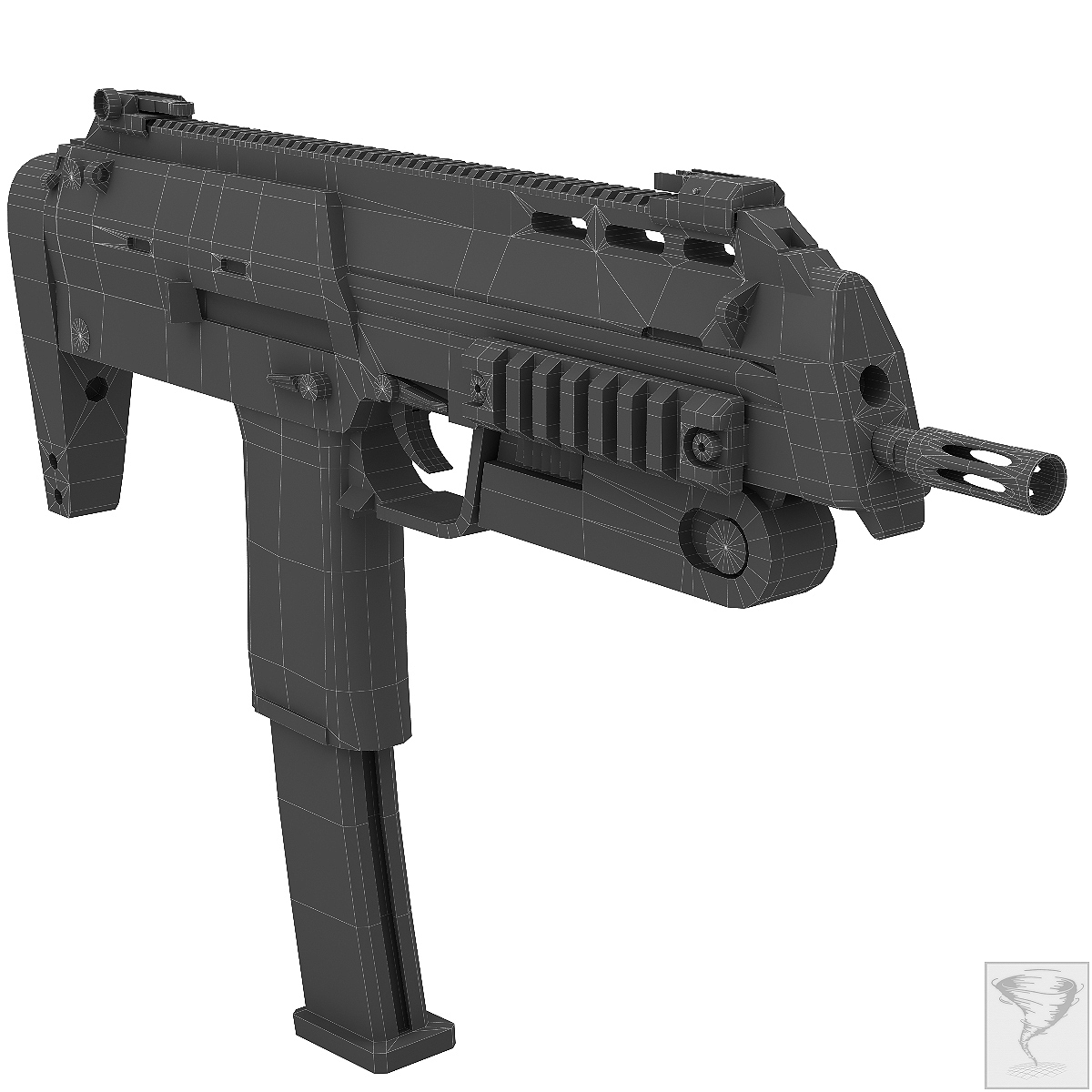 mp7a1 v-ray 3d model