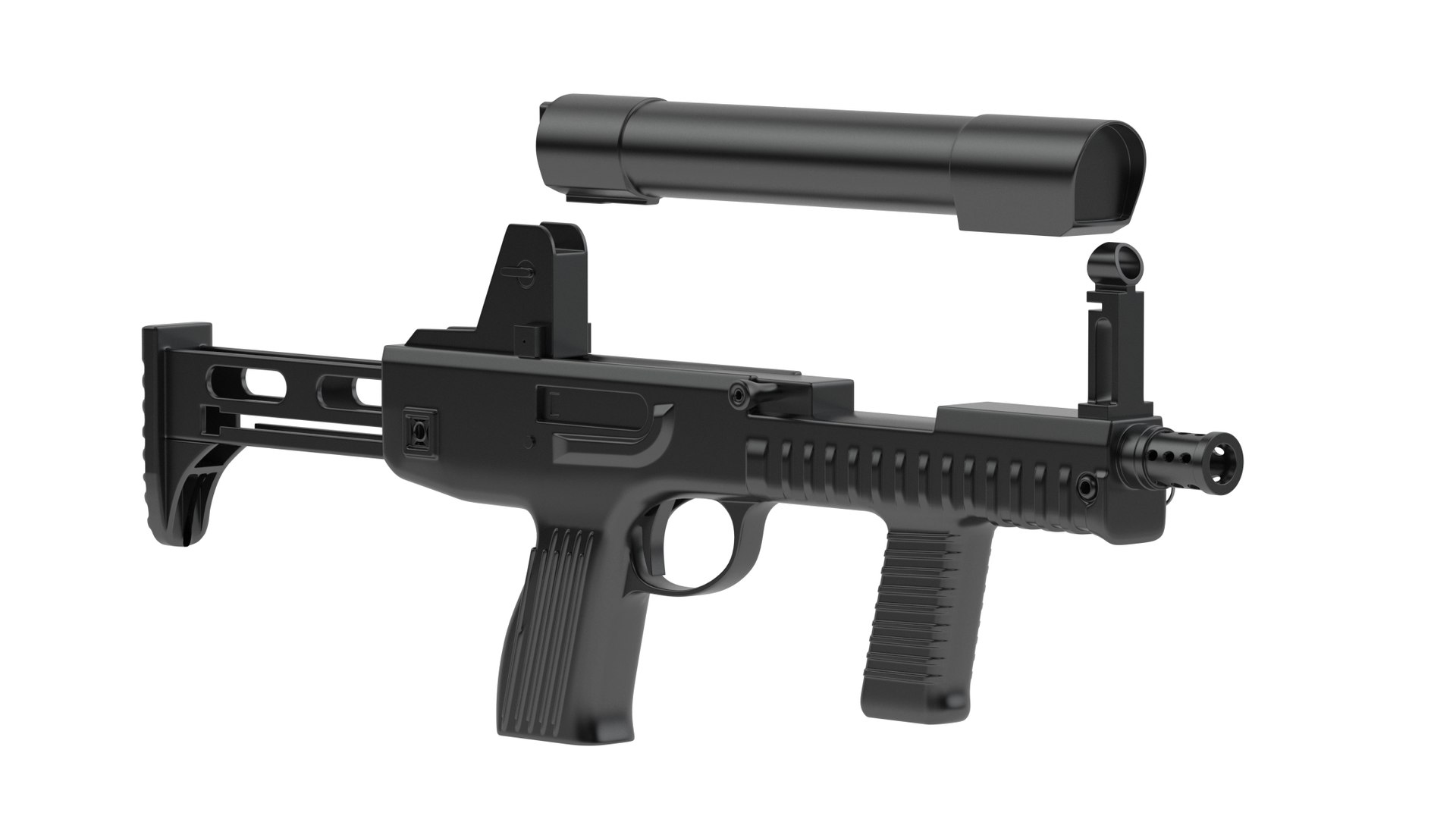 CF-05 Submachine Gun 3D Model - TurboSquid 1992293