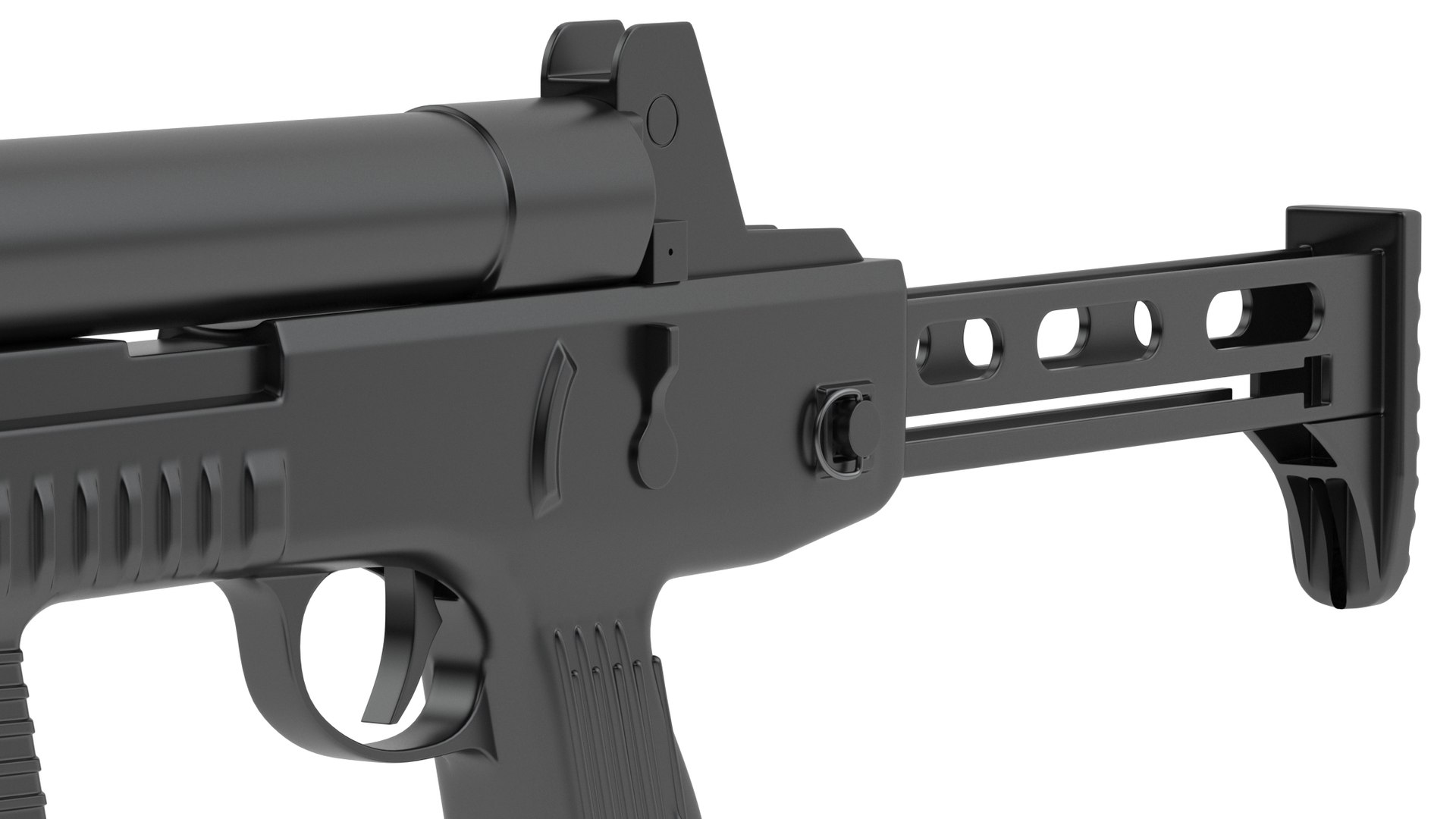 CF-05 Submachine Gun 3D Model - TurboSquid 1992293