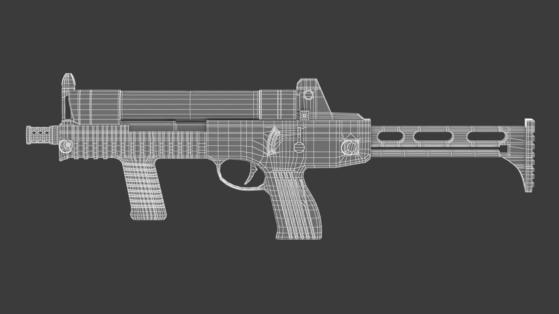 CF-05 Submachine Gun 3D Model - TurboSquid 1992293