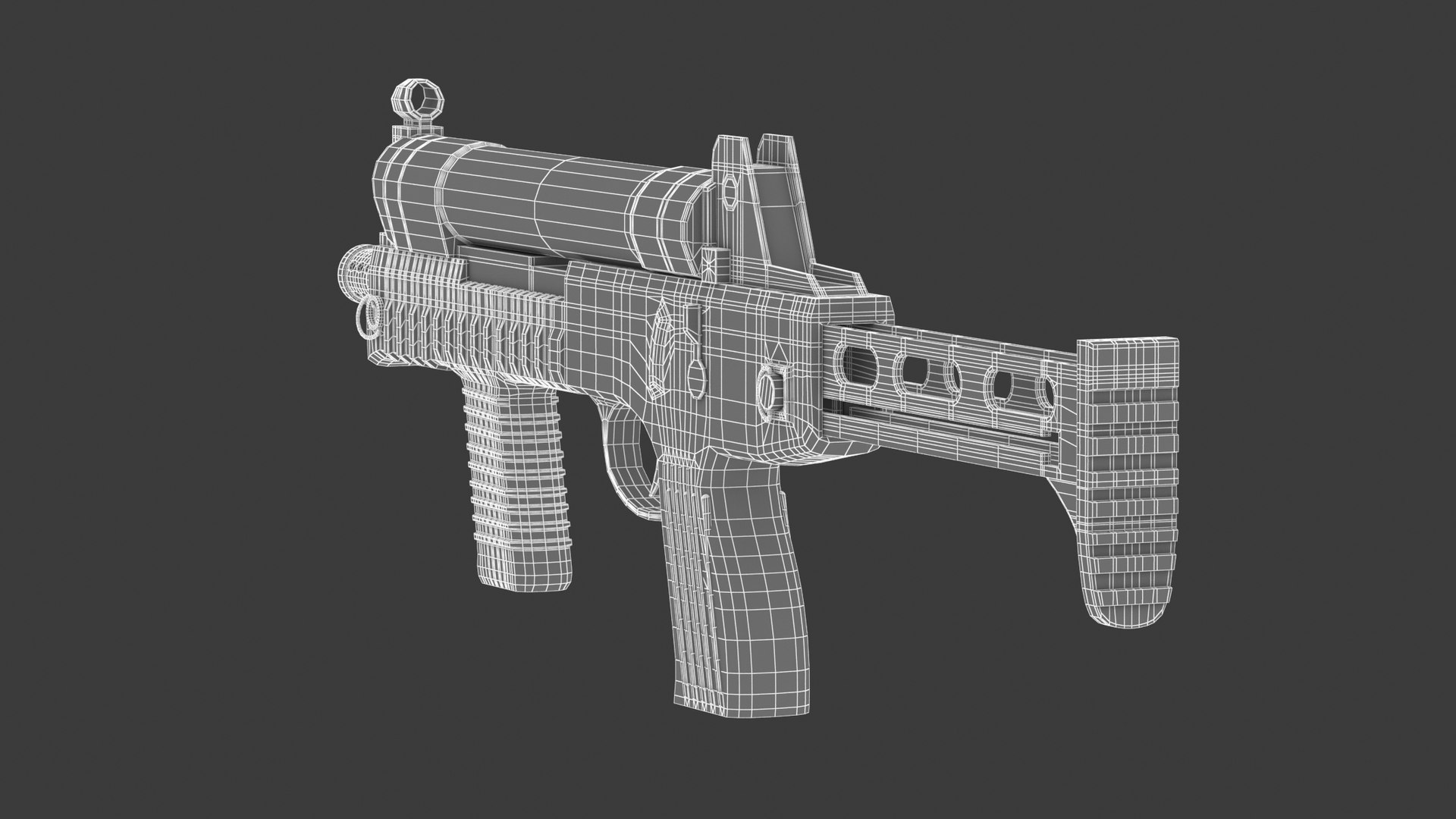 CF-05 Submachine Gun 3D Model - TurboSquid 1992293