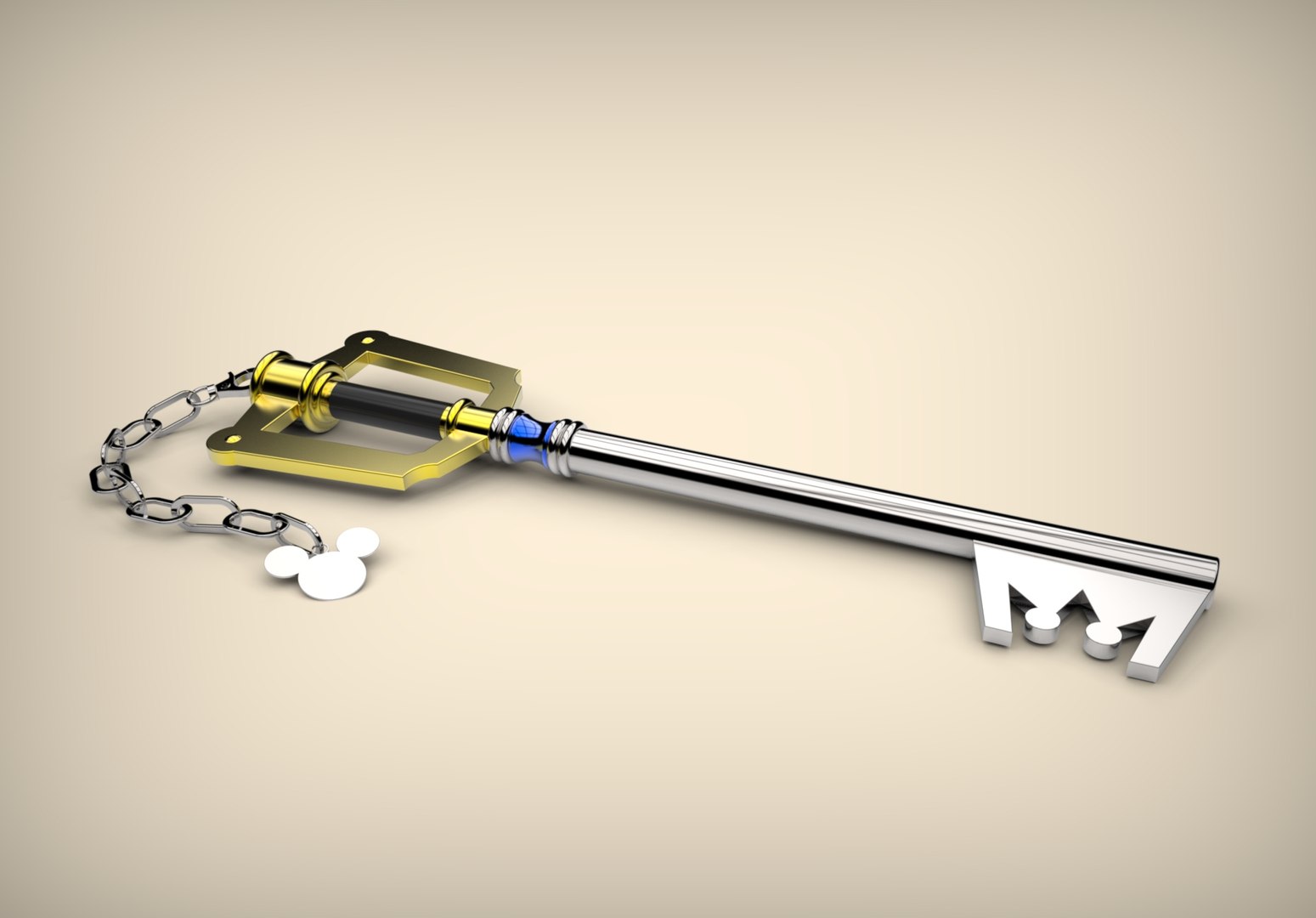 Keyblade Kingdom Hearts 3D Model - TurboSquid 1389907
