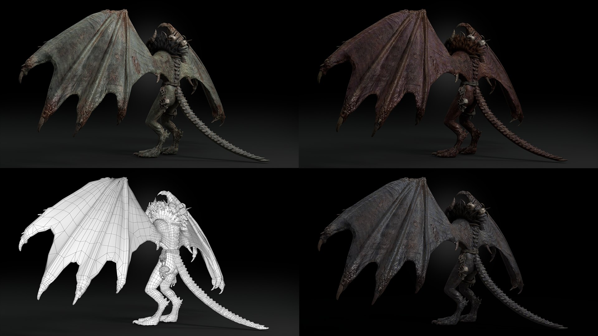 Harpy Vampire Low-poly 3D Model 3D Model - TurboSquid 1933822