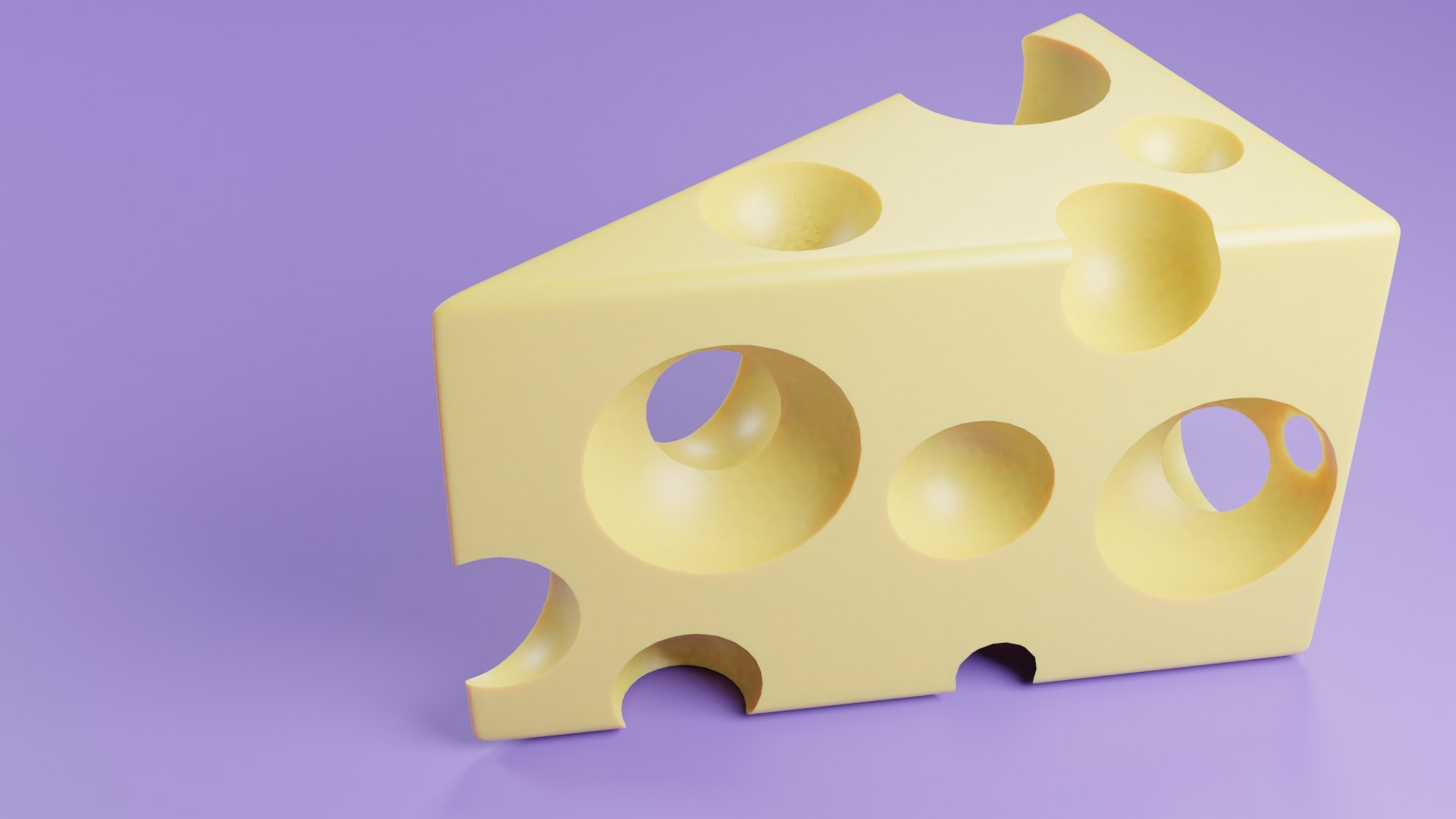 Cheese On A Plate Low Poly 3d Model 3D - TurboSquid 1768295