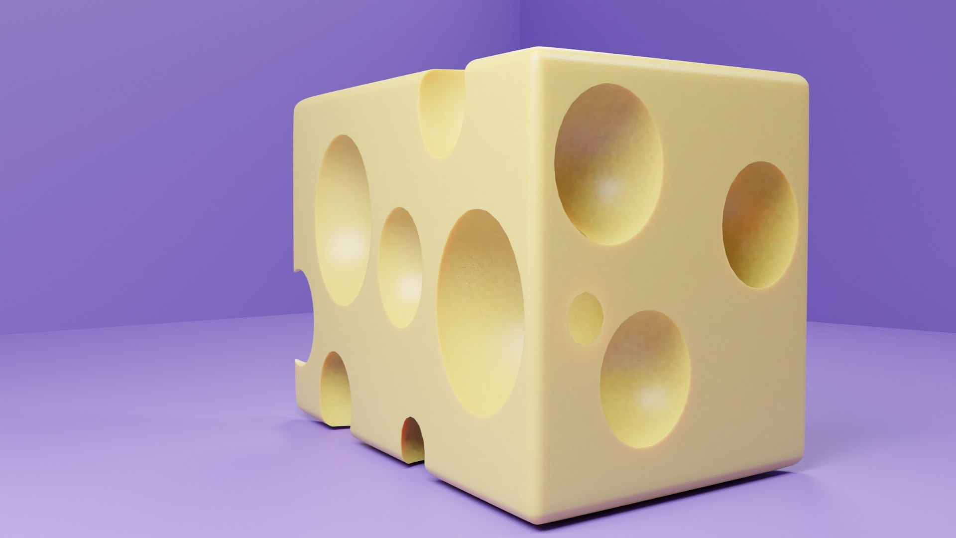 Cheese On A Plate Low Poly 3d Model 3D - TurboSquid 1768295