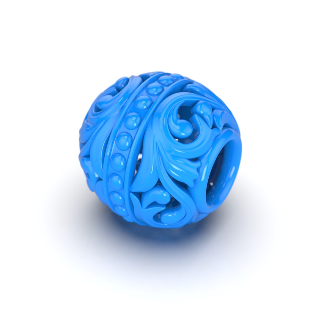 Spherical Charm Bead For Bracelet 5 Model - TurboSquid 2091684