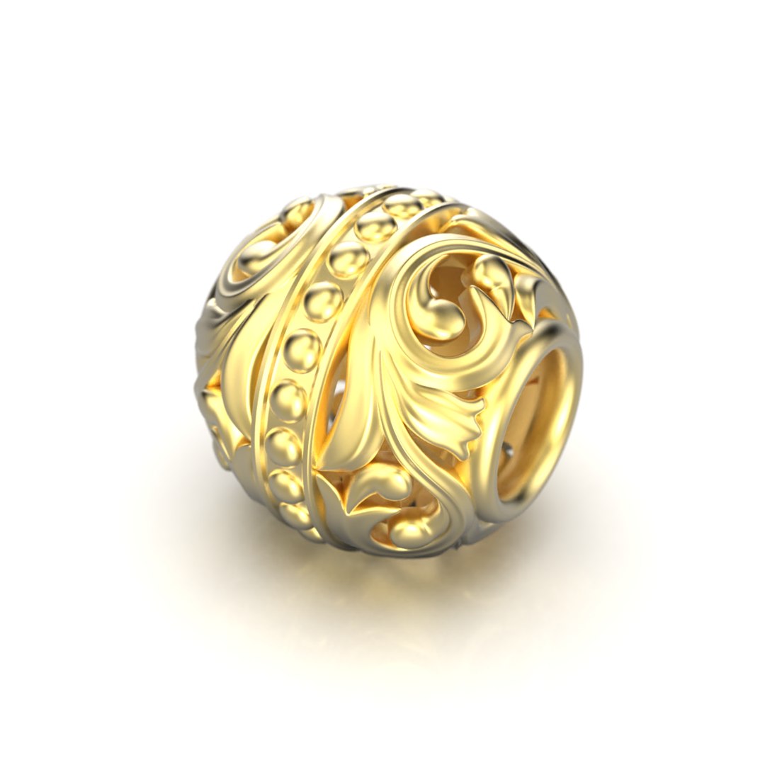 Spherical Charm Bead For Bracelet 5 Model - TurboSquid 2091684