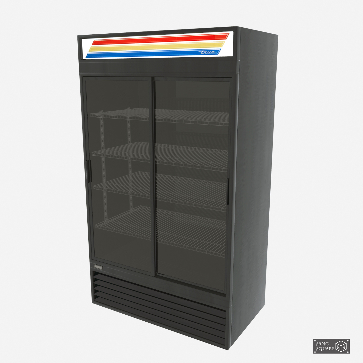 3d model commercial merchandise refridgerator