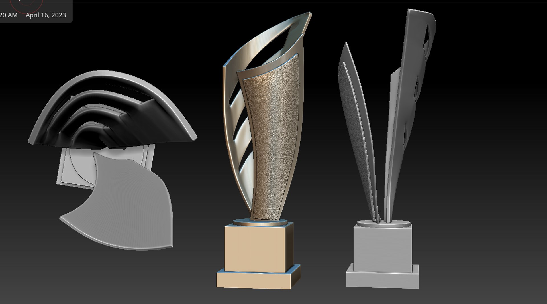 New Concept Unique Trophy 3d Model 3D Model - TurboSquid 2155179