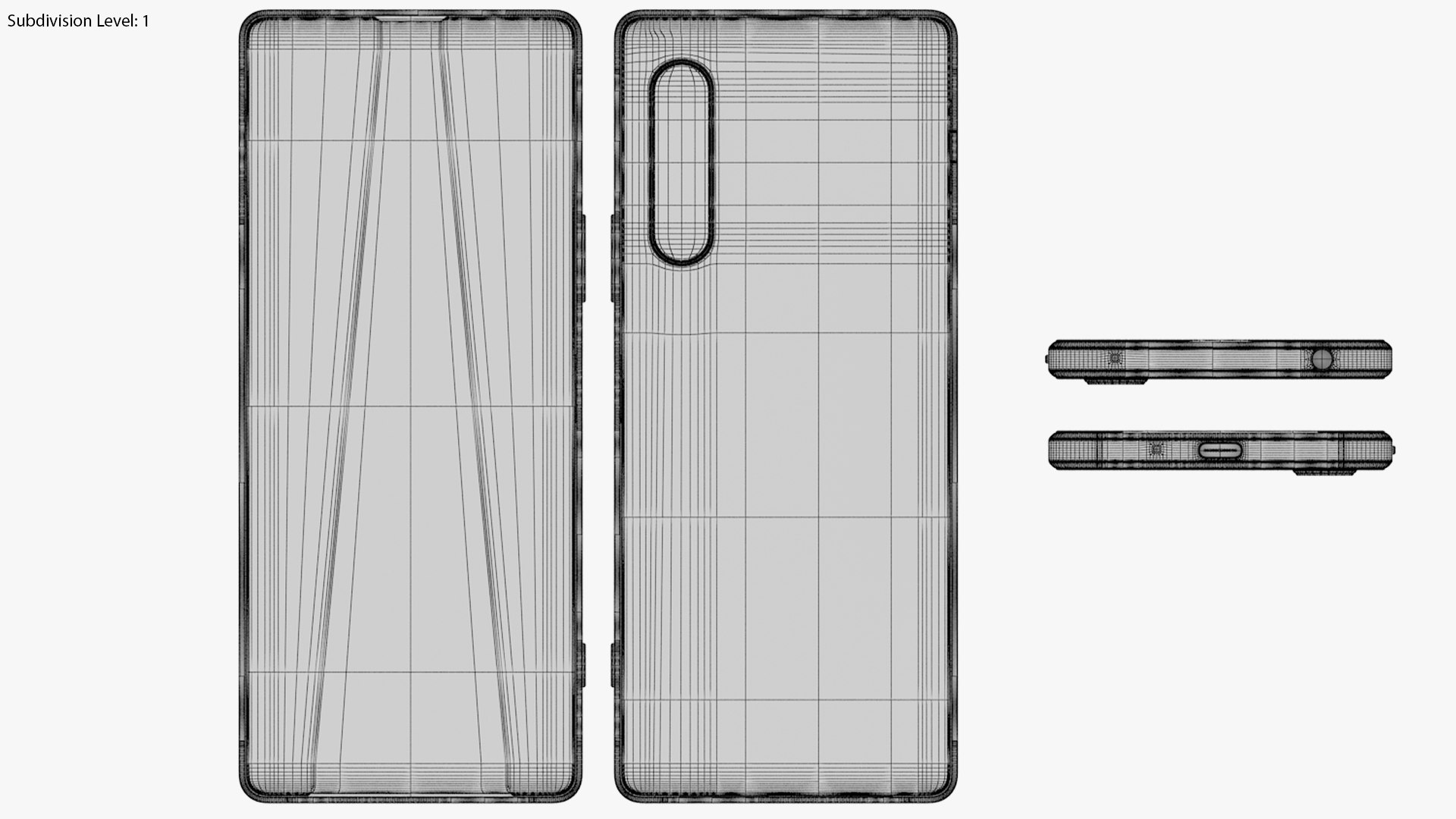 Realistic sony xperia 1 3D model - TurboSquid 1516726