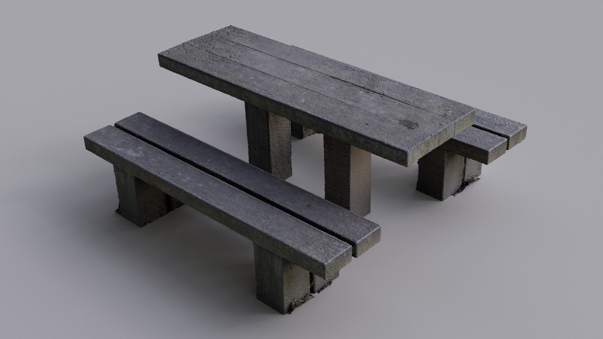 3D Bench Photogrammetry Model - TurboSquid 2187082