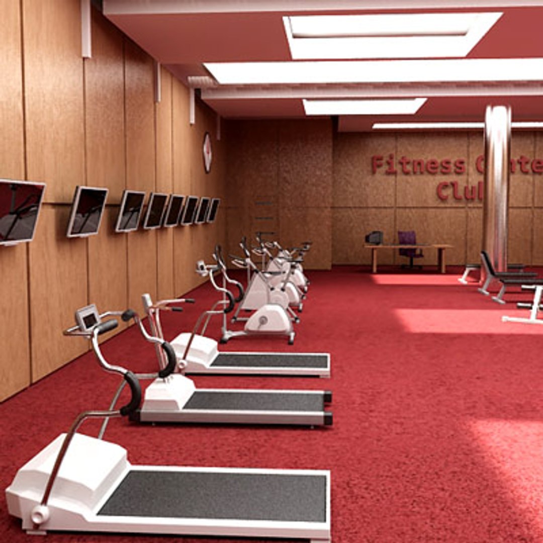 Fitness Center 3d Model