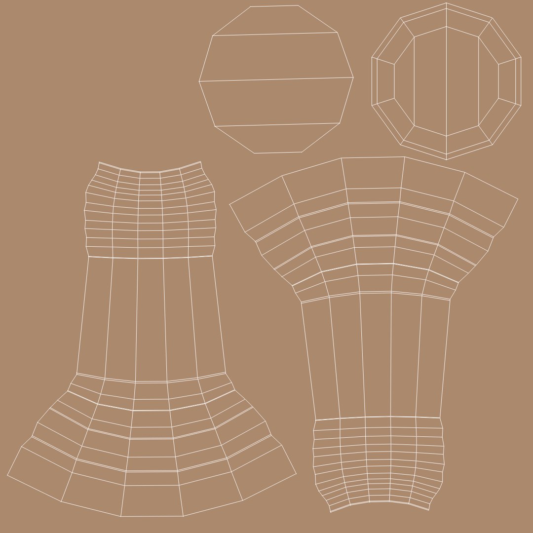 3d Model Rook Chess Pieces Materials Glass