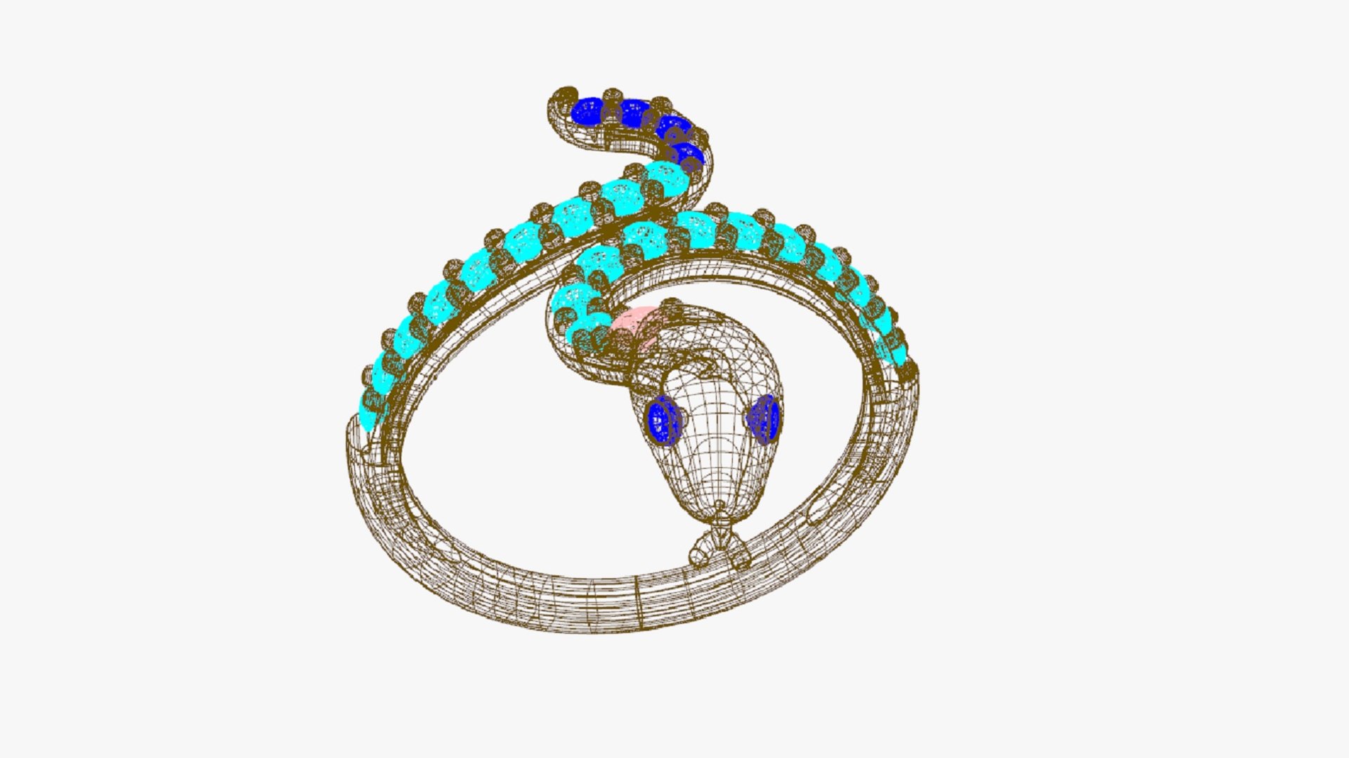 3D Snake Ring 056 - TurboSquid 1776468