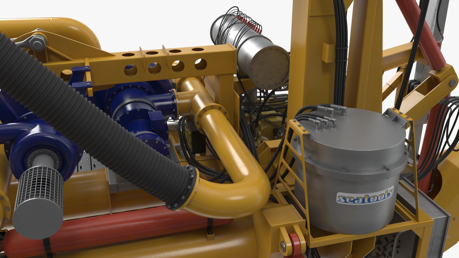 3D Arthropod 600 Subsea Pipeline Trencher Rigged - TurboSquid 2314132