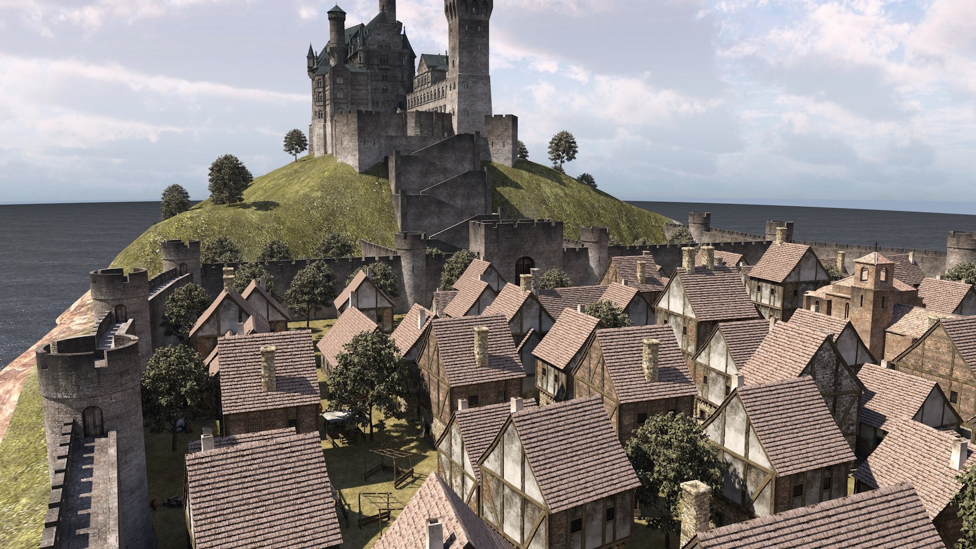 Medieval City Vol 2 3D Model - TurboSquid 2058729