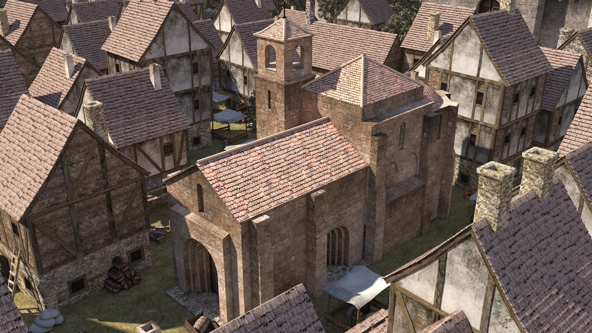 Medieval City Vol 2 3D Model - TurboSquid 2058729
