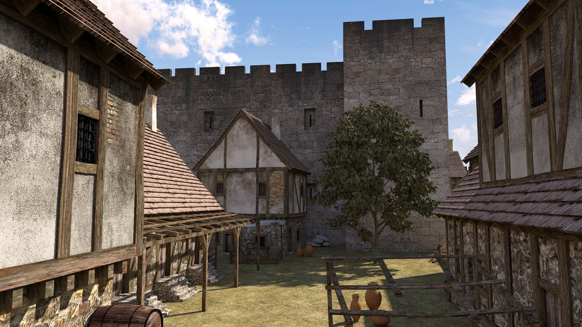 Medieval City Vol 2 3D Model - TurboSquid 2058729