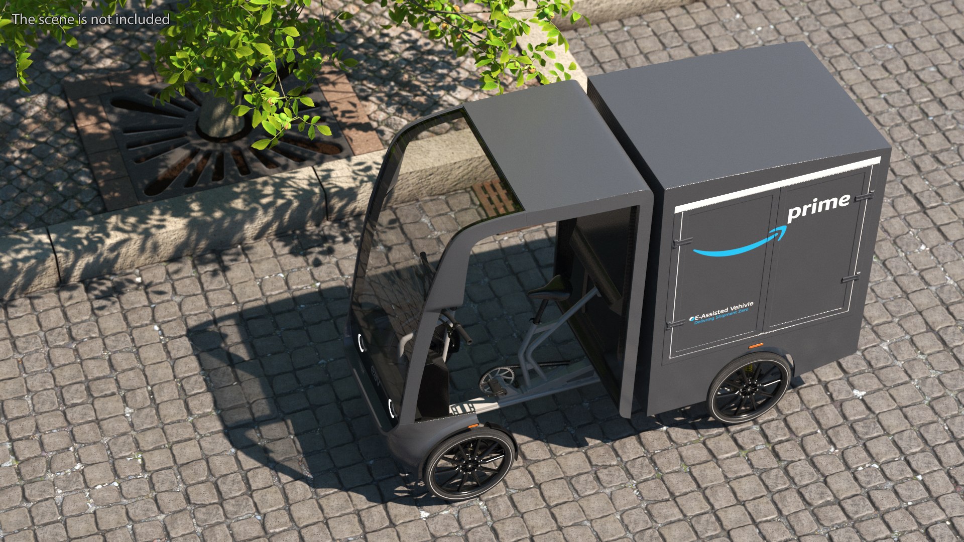 3D EAV Cargo Delivery Bike Amazon Rigged For Maya Model - TurboSquid ...