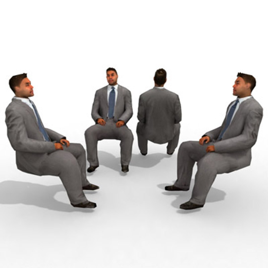 - Business Male Person 3d 3ds