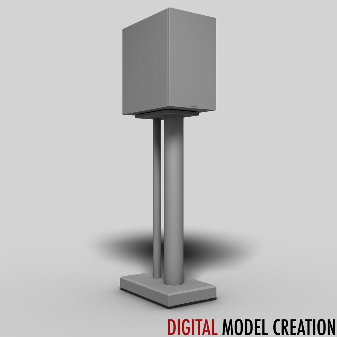 Stereo Loudspeaker Stand 3d Obj