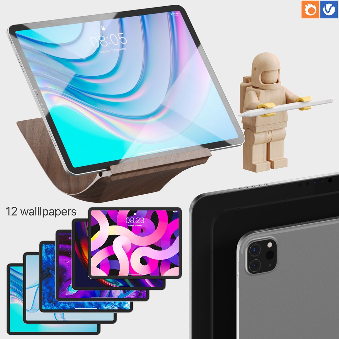 Apple IPad Pro 12.9 Inch 5th Generation Model - TurboSquid 2082516