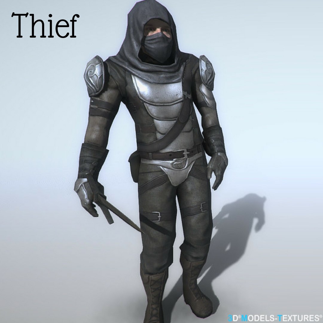 Character Thief 3D Model - TurboSquid 1209979