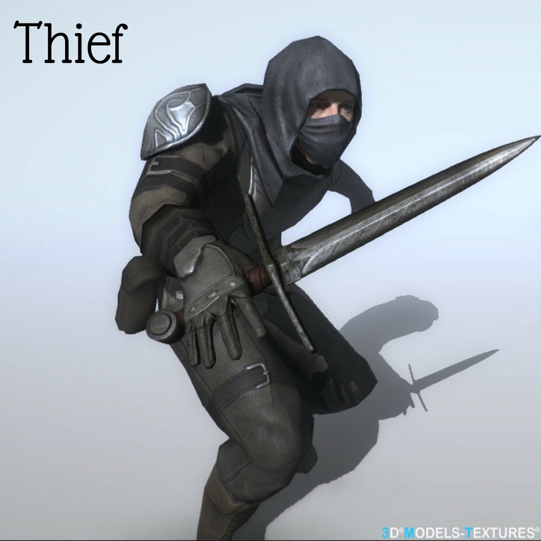 Character Thief 3D Model - TurboSquid 1209979