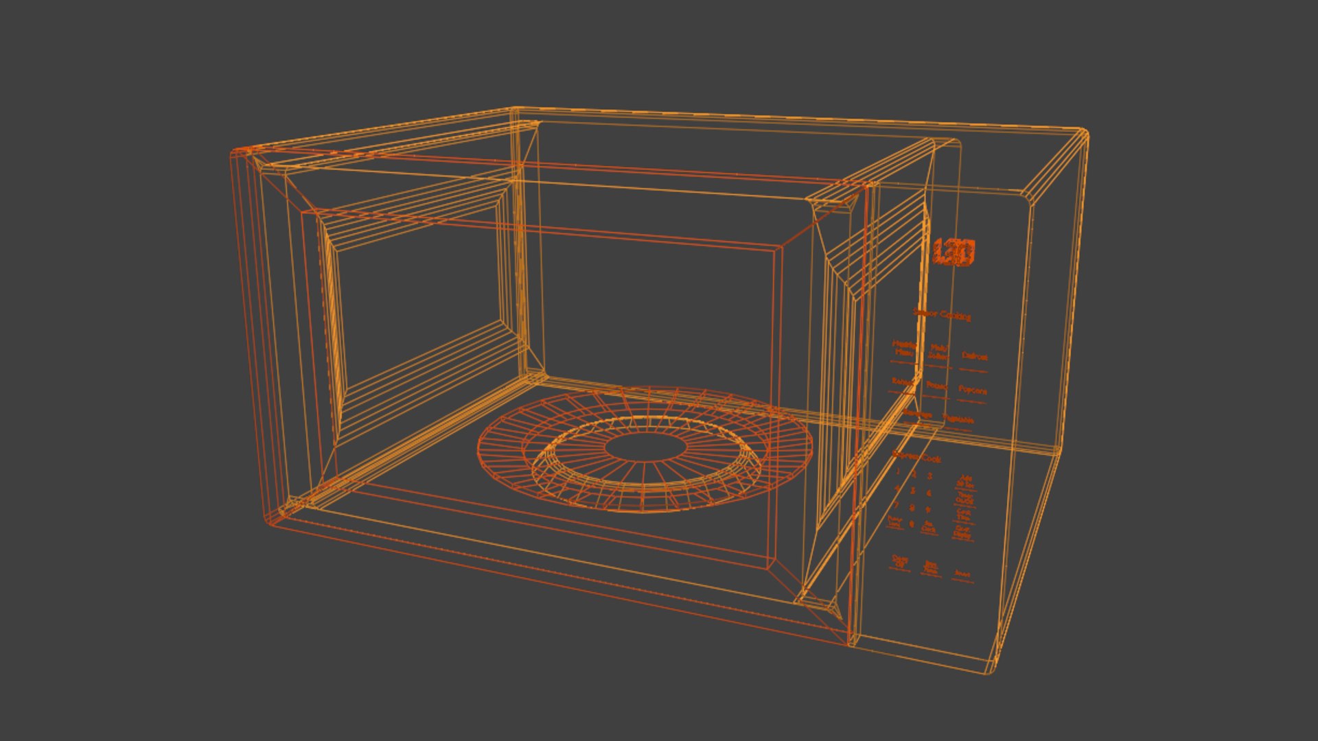 Microwave Oven 3D Model - TurboSquid 2318376