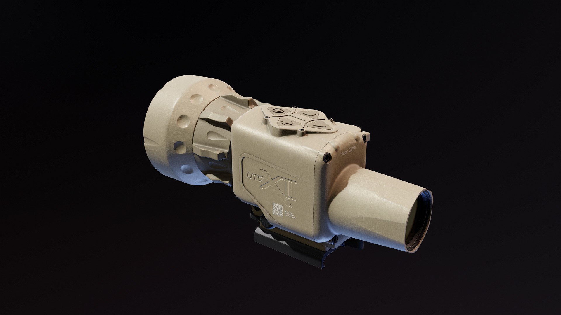 UTCx Thermal Weapon Sight 3D Model - TurboSquid 2246791
