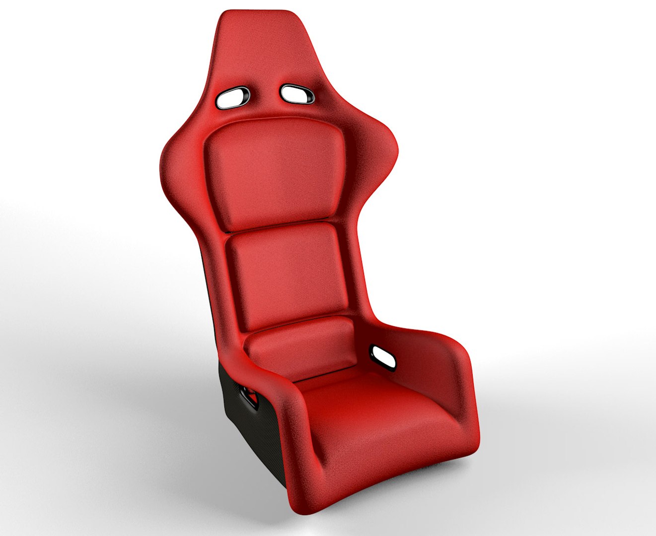 3d Motor Racing Bucket Seat Model