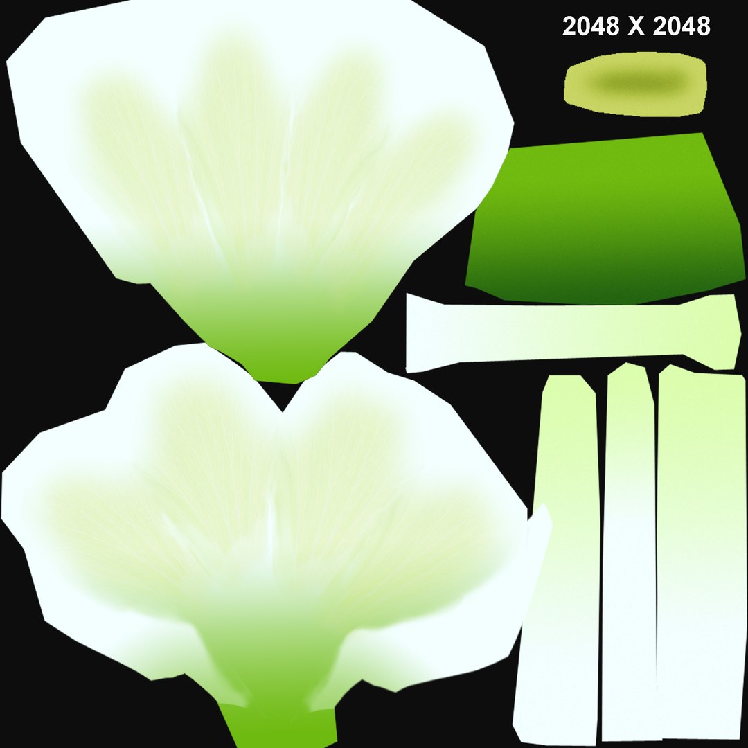 3d Length Stamen Model