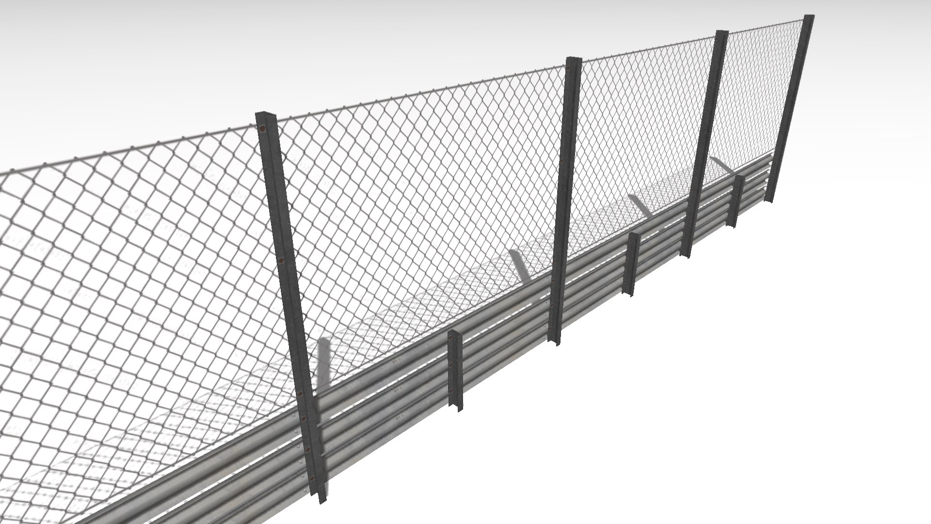 Race track barriers set 3D - TurboSquid 2046158