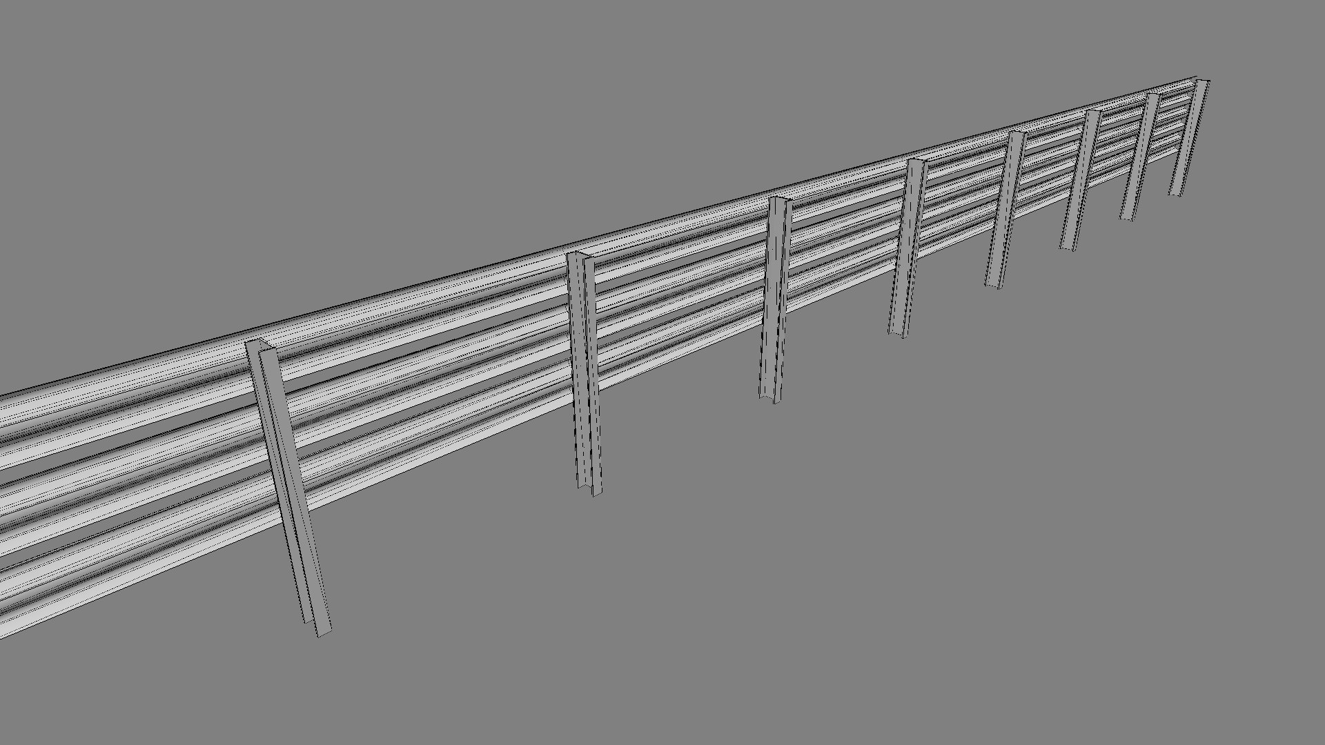 Race track barriers set 3D - TurboSquid 2046158