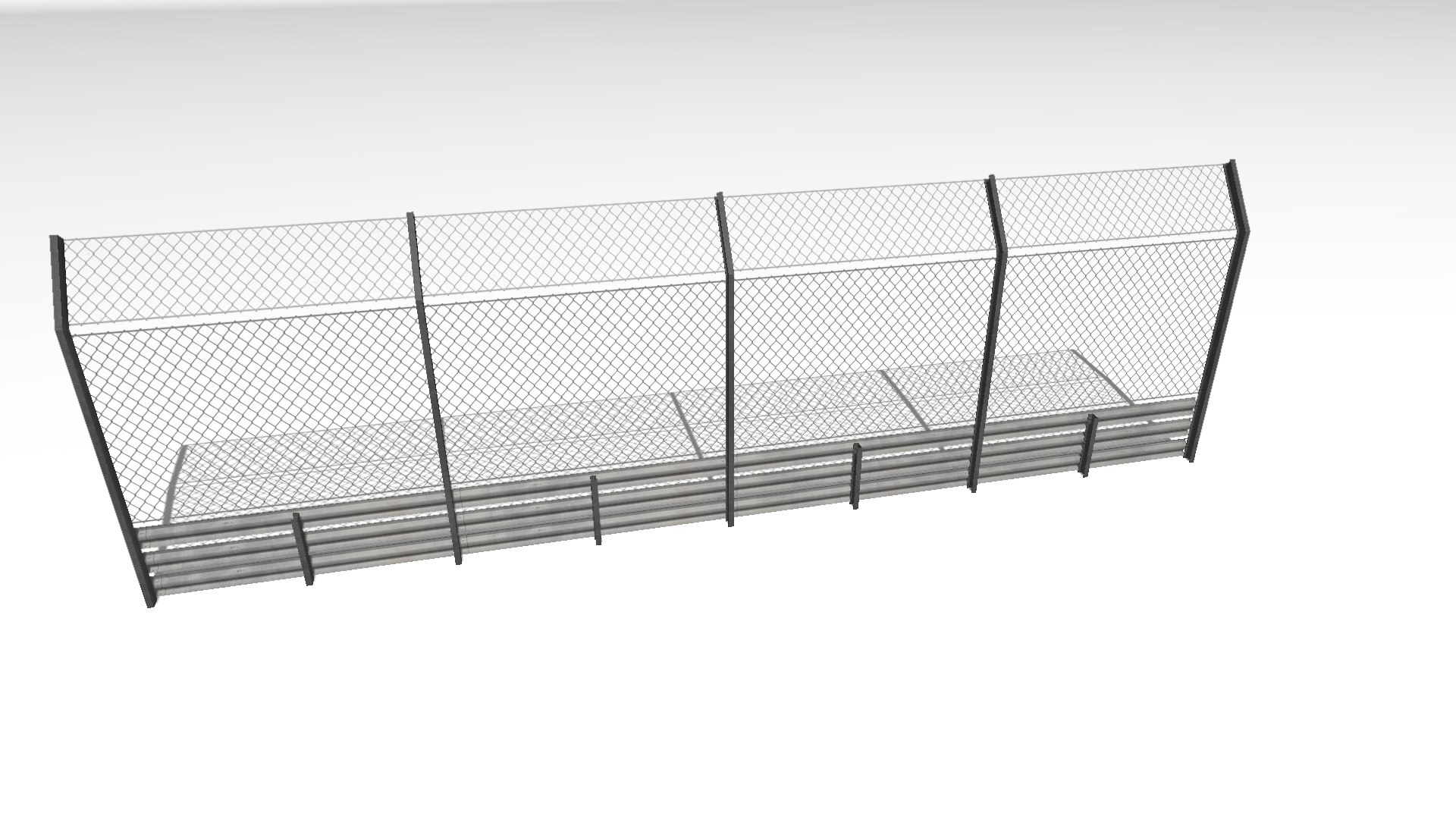 Race Track Barriers Set 3D - TurboSquid 2046158