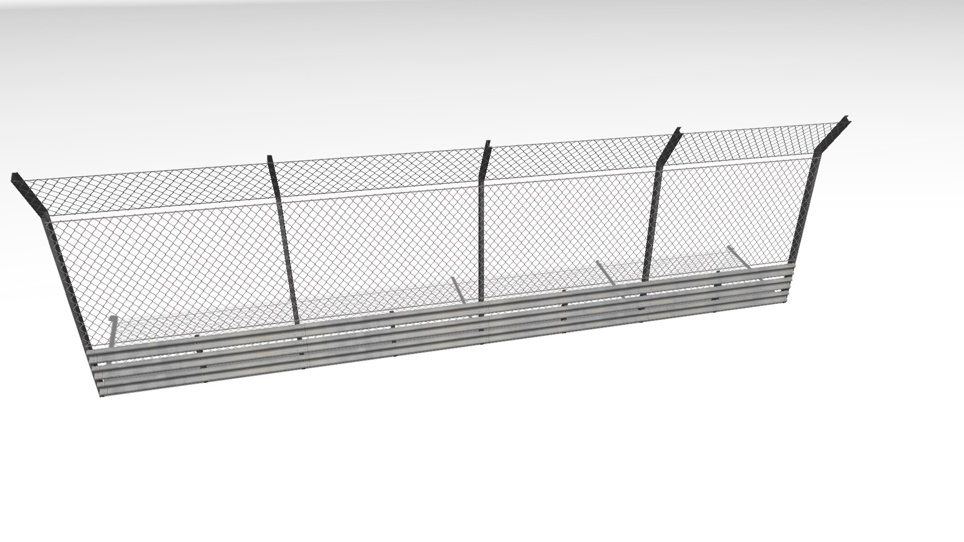 Race Track Barriers Set 3D - TurboSquid 2046158