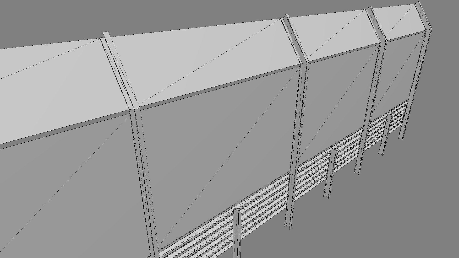 Race track barriers set 3D - TurboSquid 2046158