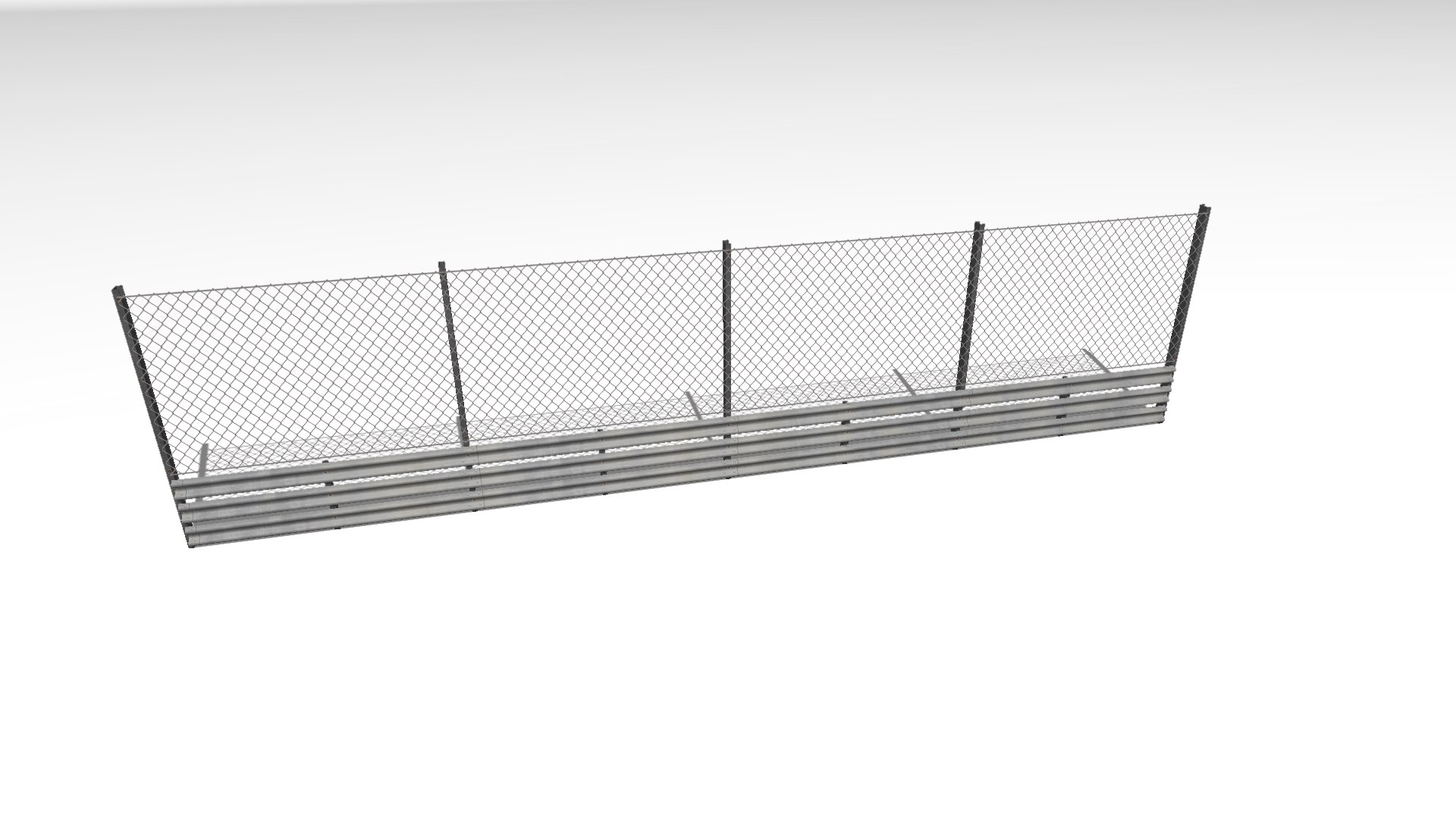 Race track barriers set 3D - TurboSquid 2046158