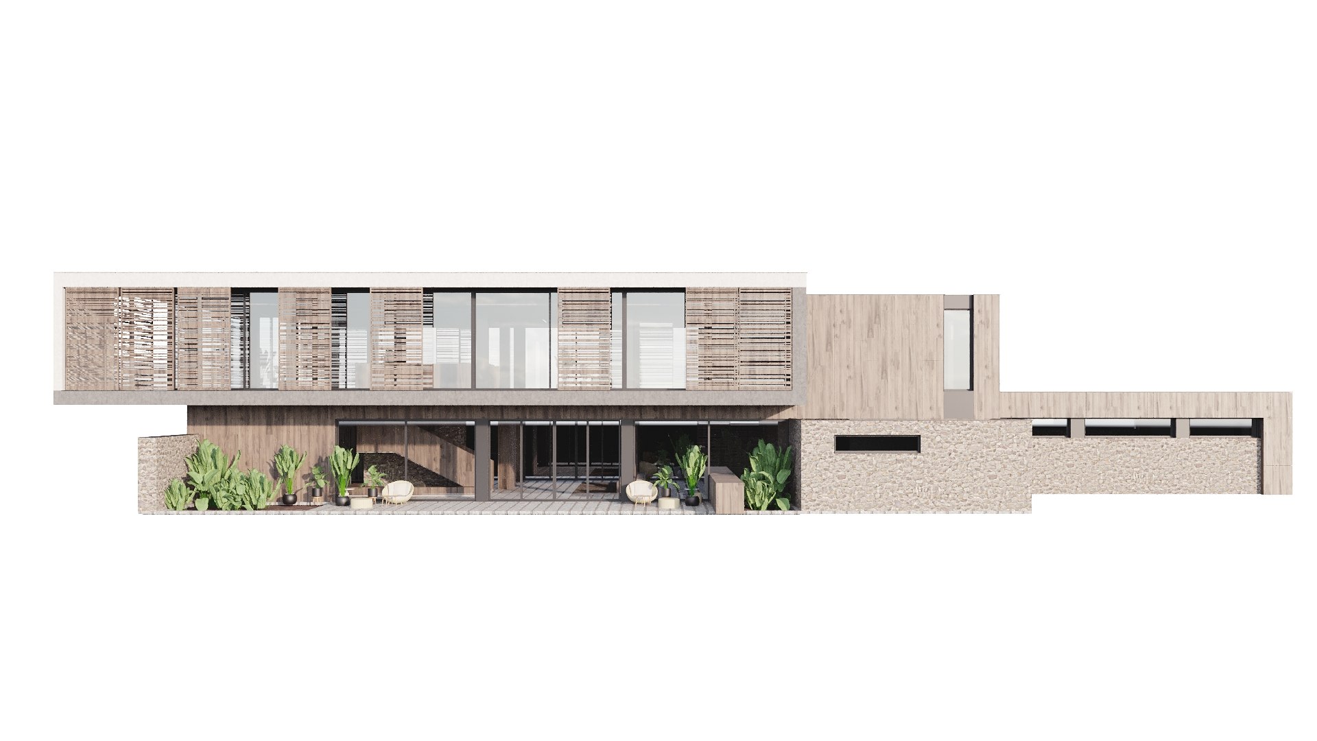 3D Model Restaurant And Reception Building - TurboSquid 1974500