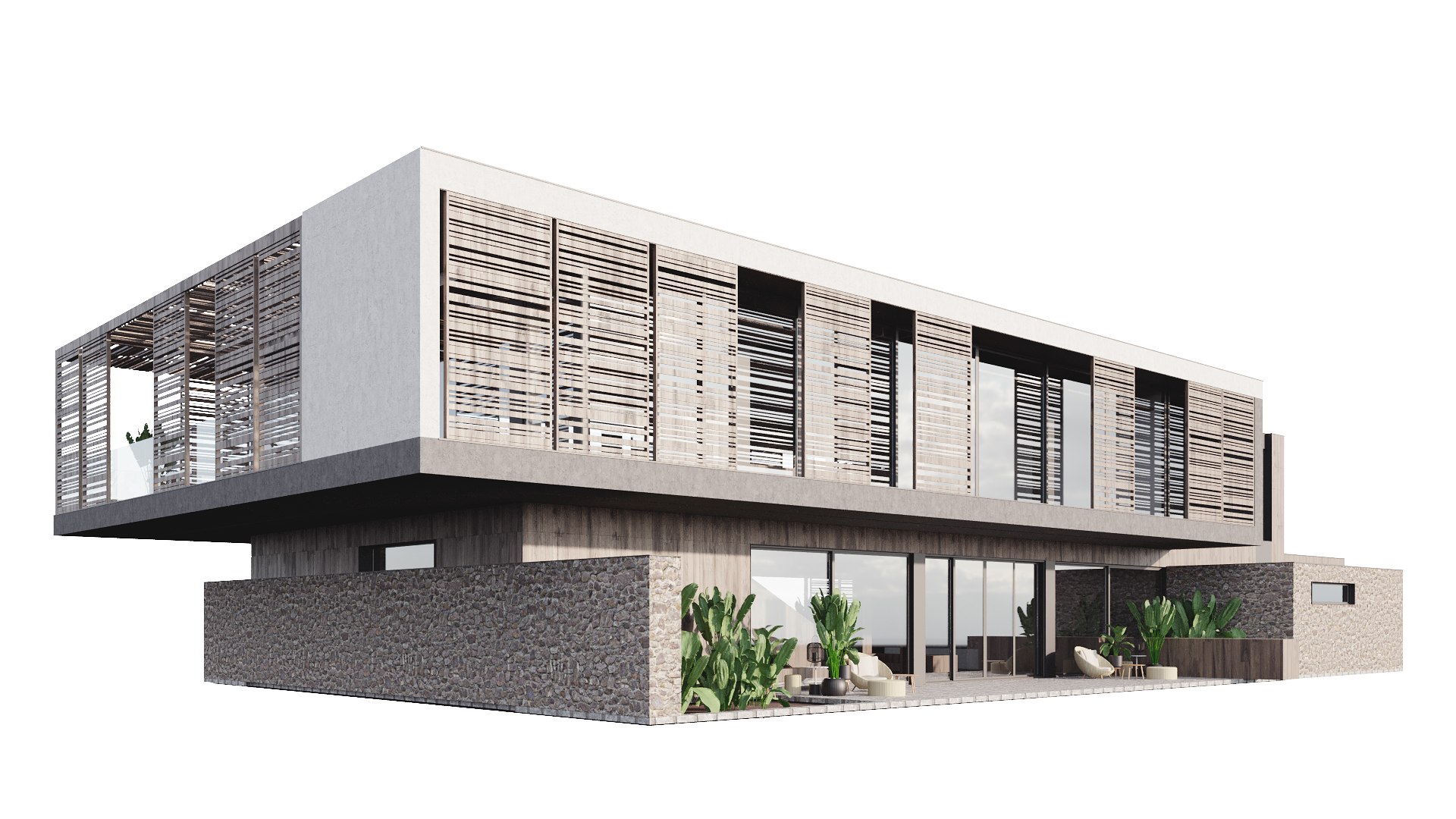 3D Model Restaurant And Reception Building - TurboSquid 1974500