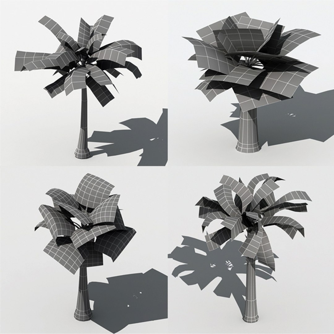 3d Palm Tree Pack