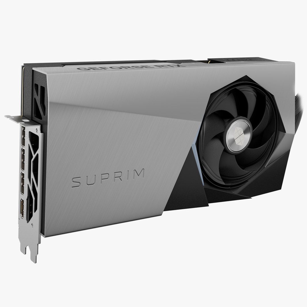 GeForce RTX 5090 32G Suprim Liquid SOC 3D Model - TurboSquid 2352553